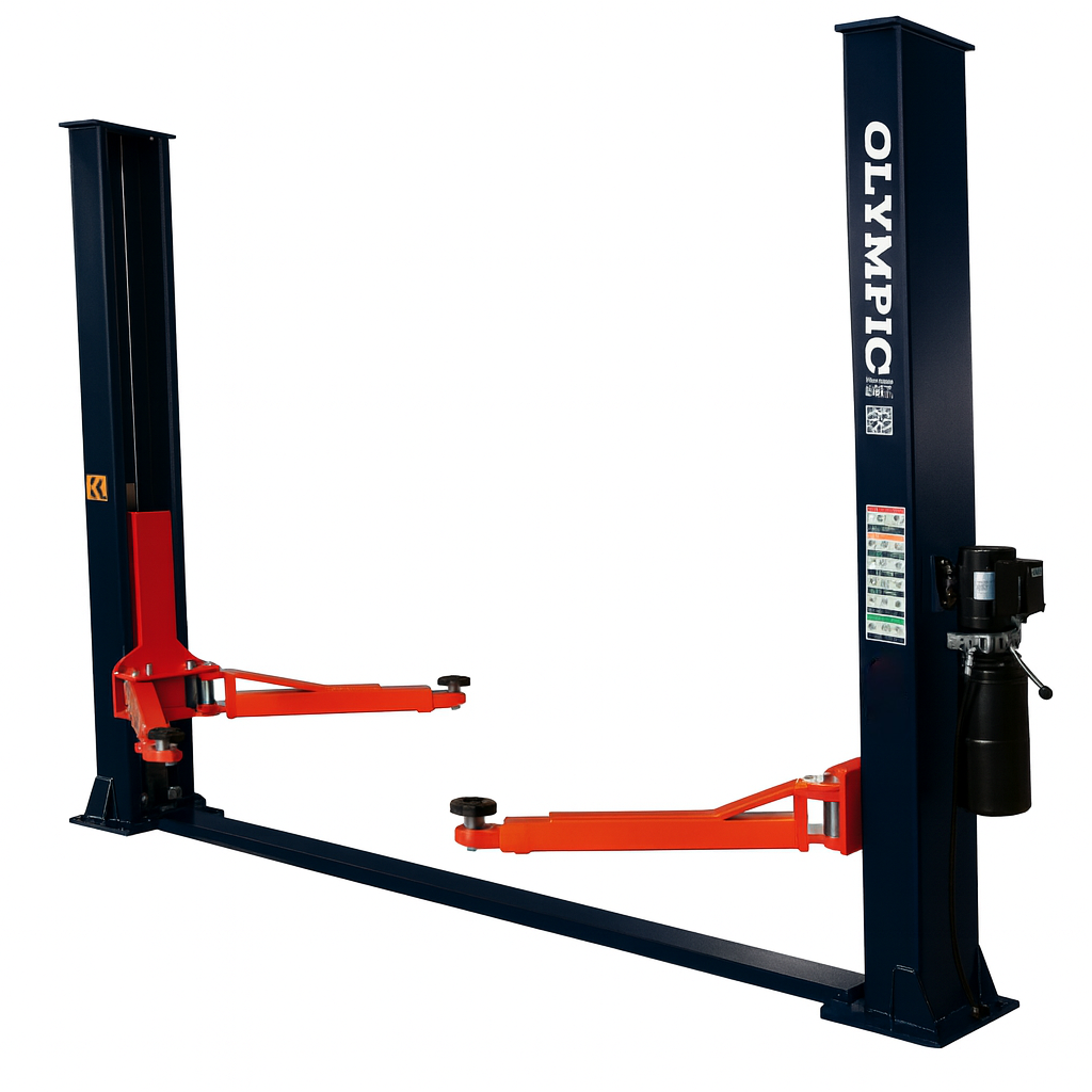 Olympic 2PBPXW-10 10,000‐lb. Extra Wide Base Plate Two Post Lift ...