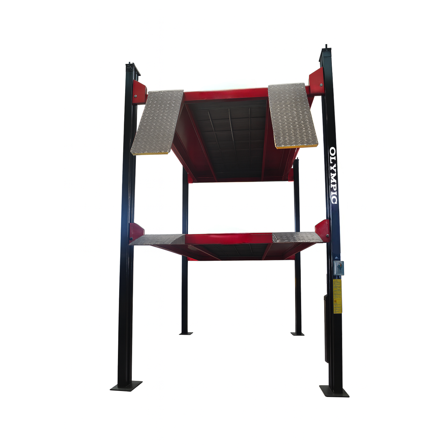 Olympic 4P-4032XL Three Level 3-Car Stacking Four Post Lift – Turbo Lifts