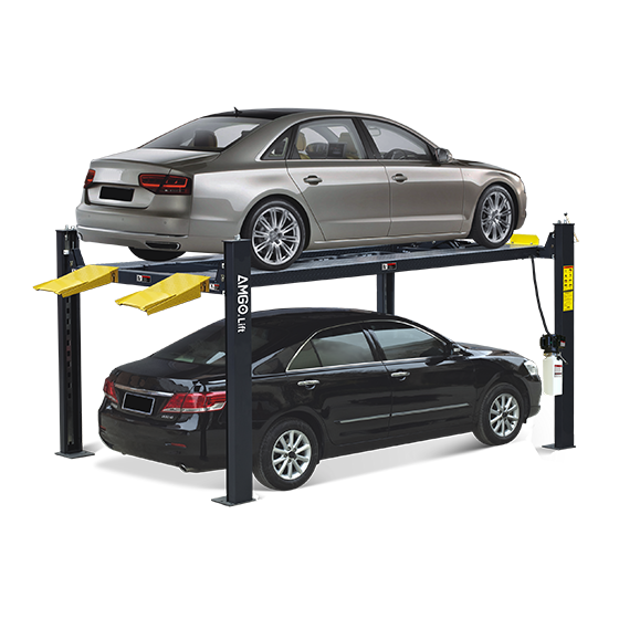 AMGO 407-P 7,000lb Storage Four Post Lift – Turbo Lifts