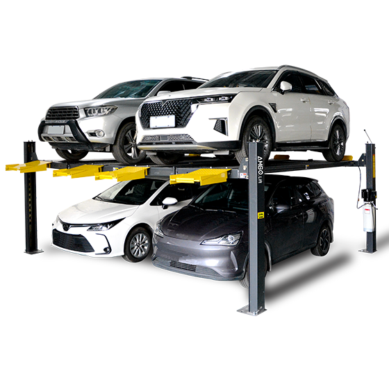 AMGO 409-DP Double Parking Four Post Lift – Turbo Lifts