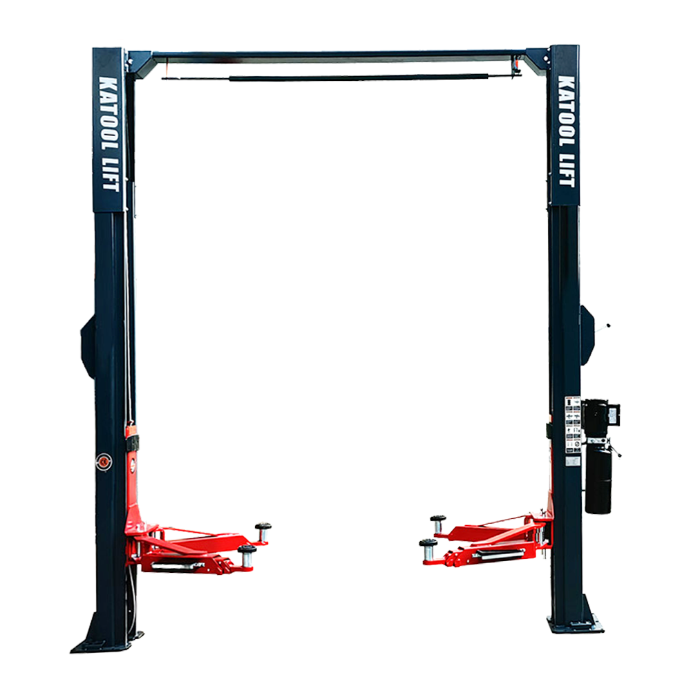 KATOOL KT-AS110D 11000 lbs. Clear Floor Two Post Lift - Direct Drive a ...