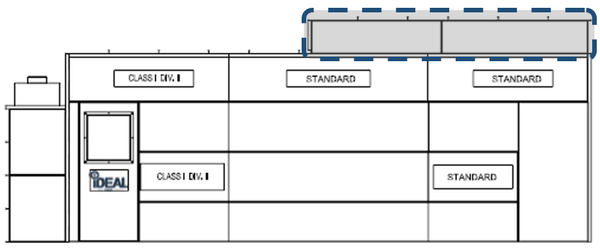 iDEAL PSB-SEMIDD26B-PLENUM Canopy Plenum Kit For Semi Down Paint Booth ...